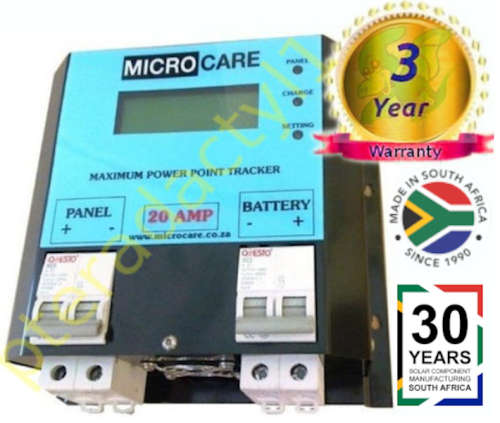 Other Electronics - 20A 24-48V MICROCARE Auto Solar LCD Charge Controller (20-150 Voc) made in ...